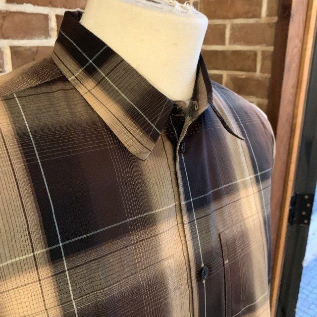 OMBRE PLAID PANEL POCKET BLOUSE-SUGARHILLのことなら正規 OMBRE PLAID PANEL POCKET BLOUSE-SUGARHILLのことなら正規