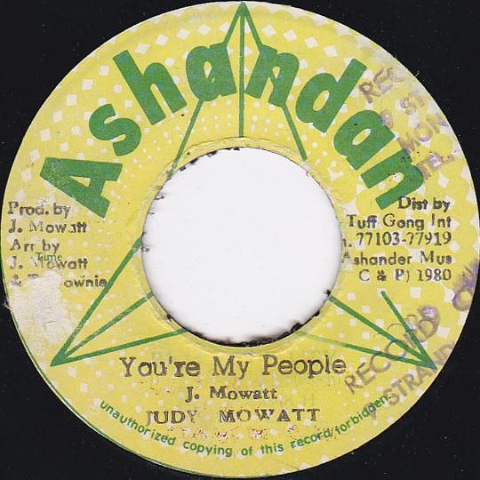 Youre My People Judy Mowatt Stamina Records Vintage Reggae