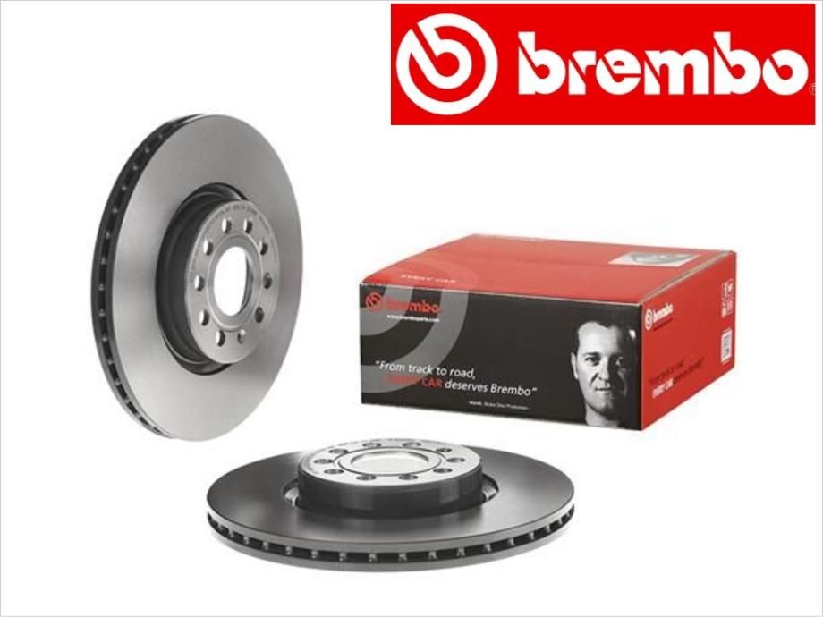BREMBO 新品 VW アウディ フロントブレーキローター 1K0615301AA 5N0615301 5Q0615301F ...
